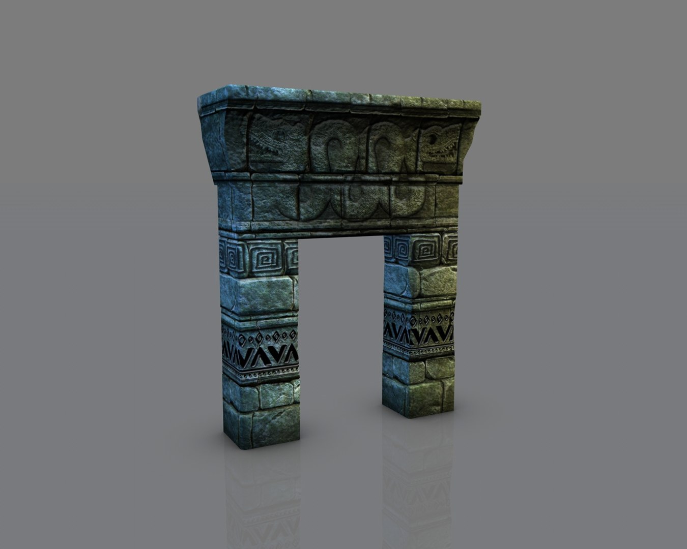 Aztec Mayan Gate 3D Model - TurboSquid 1394973