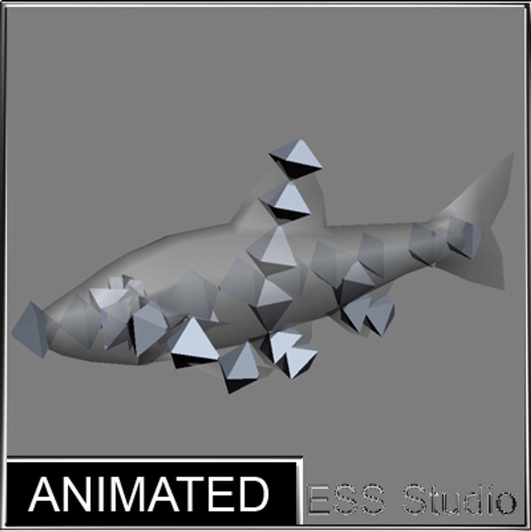 3d River Fish