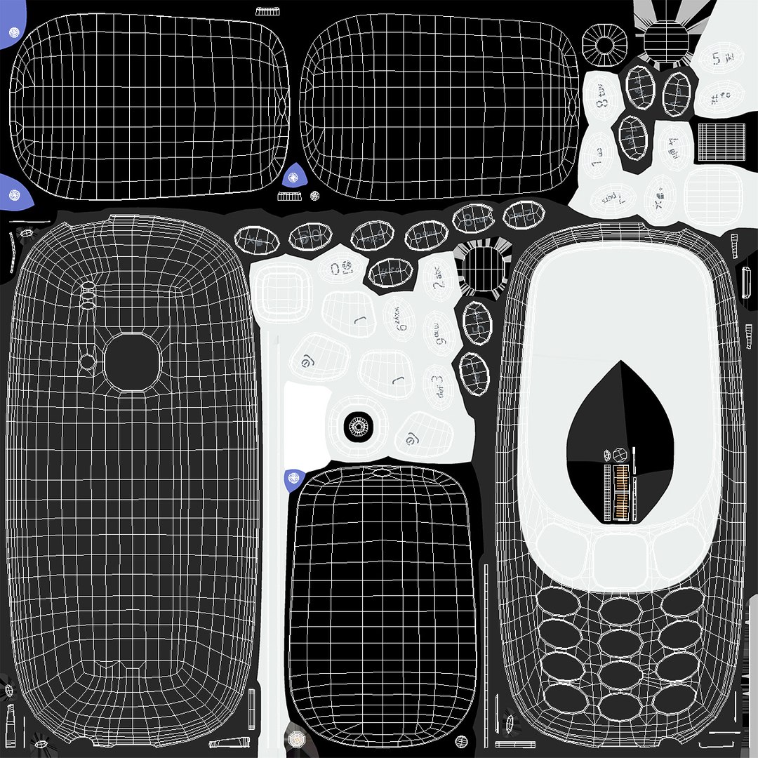 3D Model Modern Push-button Telephone Black - TurboSquid 2273066