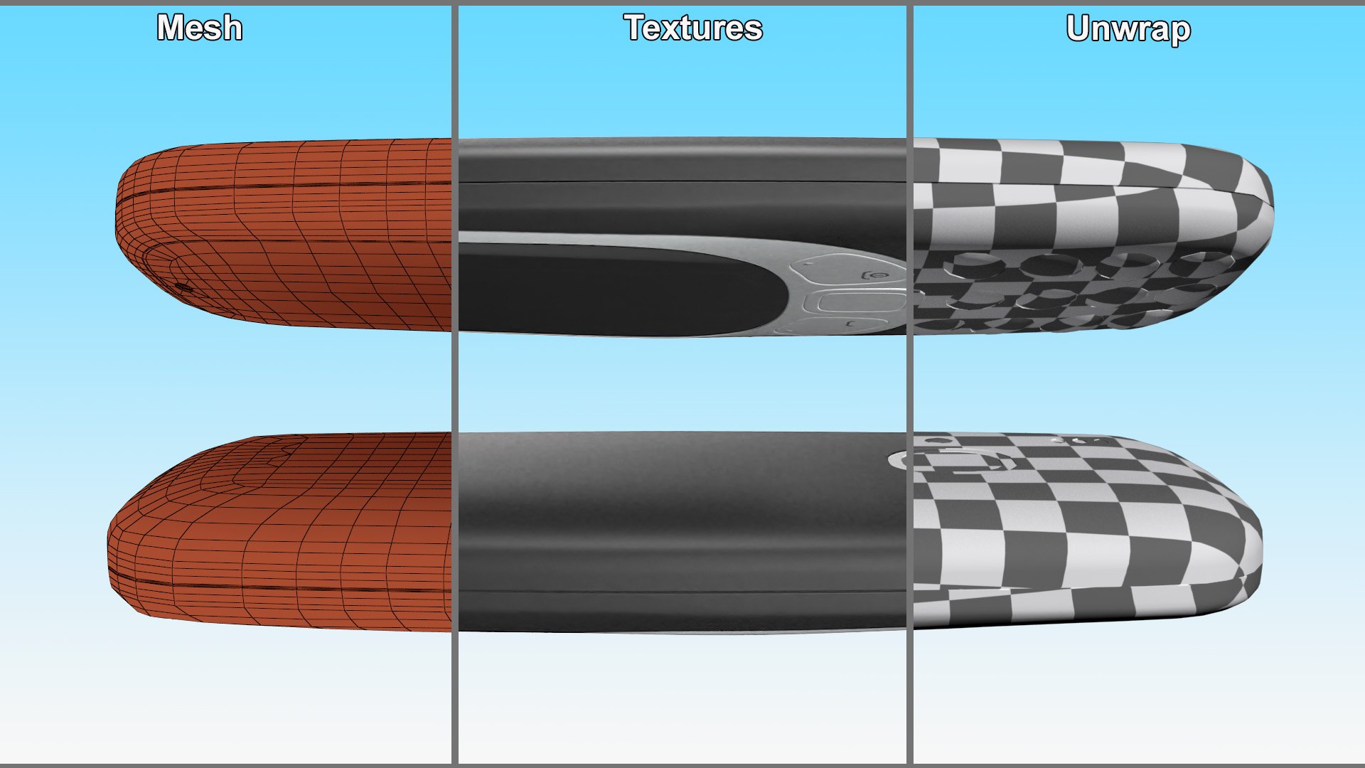 3D Model Modern Push-button Telephone Black - TurboSquid 2273066