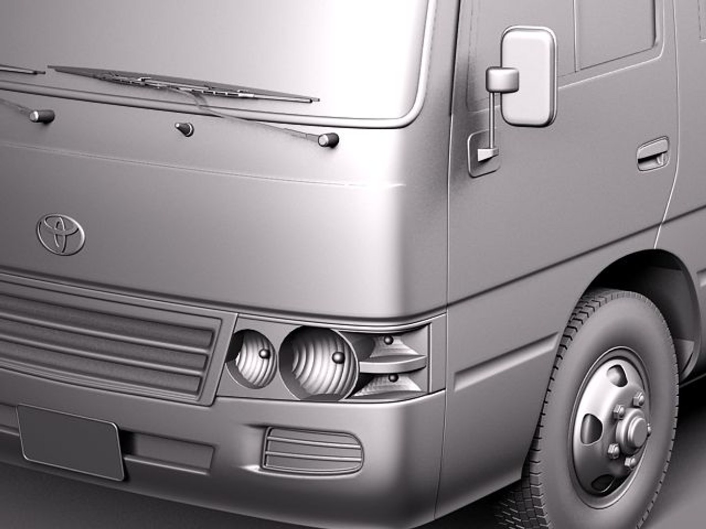 Max Toyota Coaster Bus Minibus