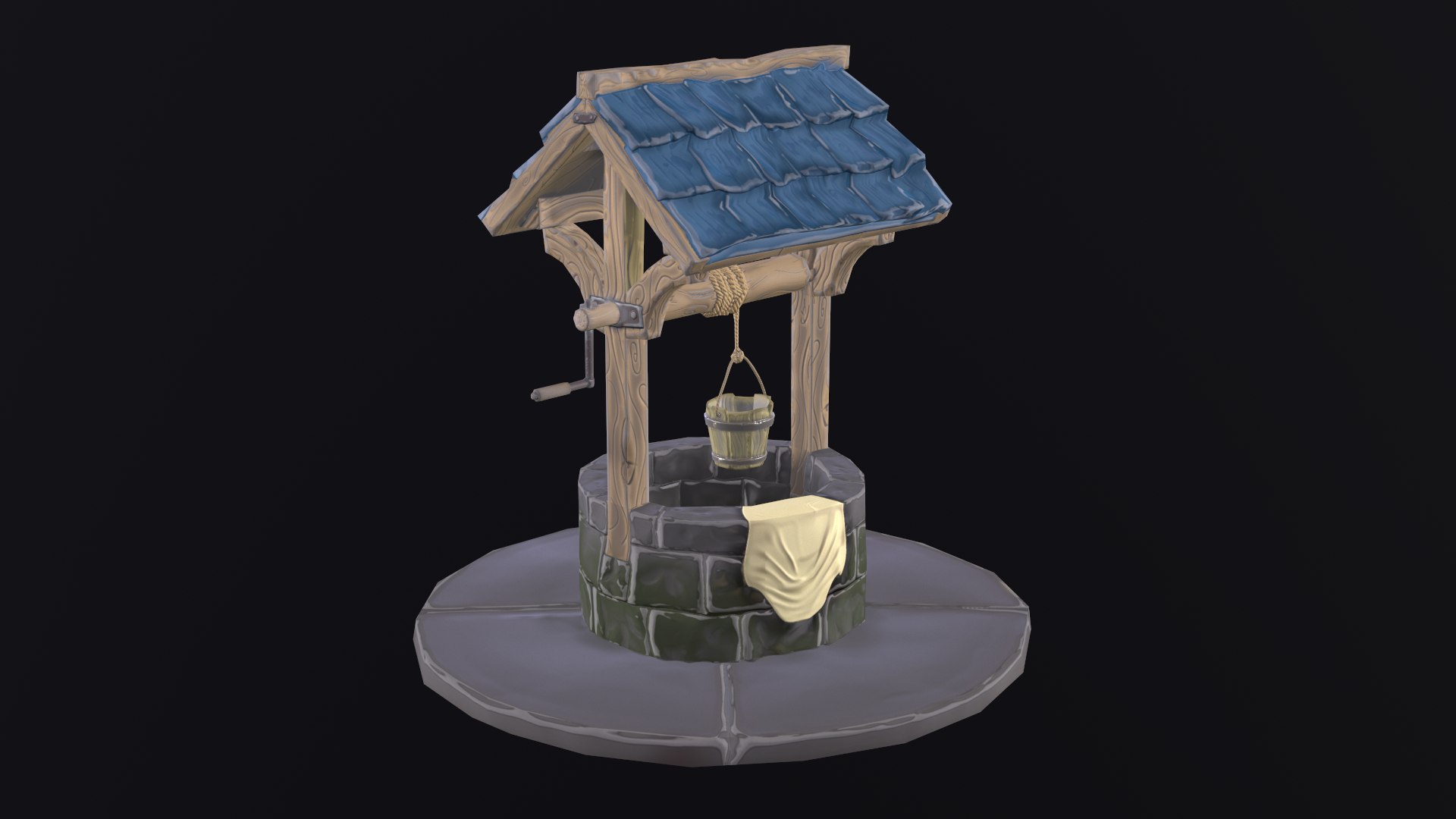 Stone Well 3D Model - TurboSquid 2286280