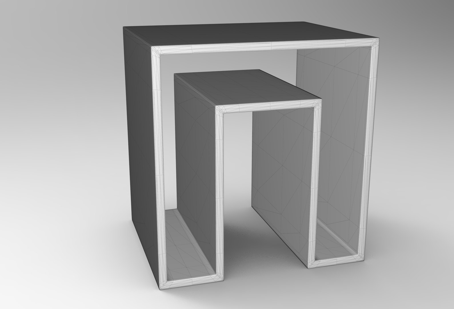 Pow Side Table 3D - TurboSquid 2294104