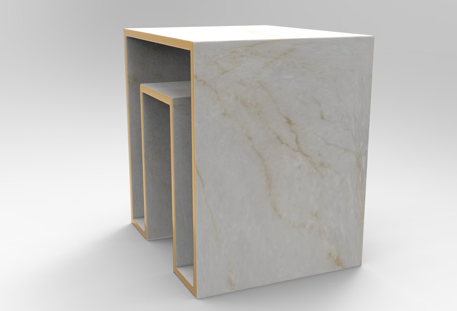 Pow Side Table 3D - TurboSquid 2294104