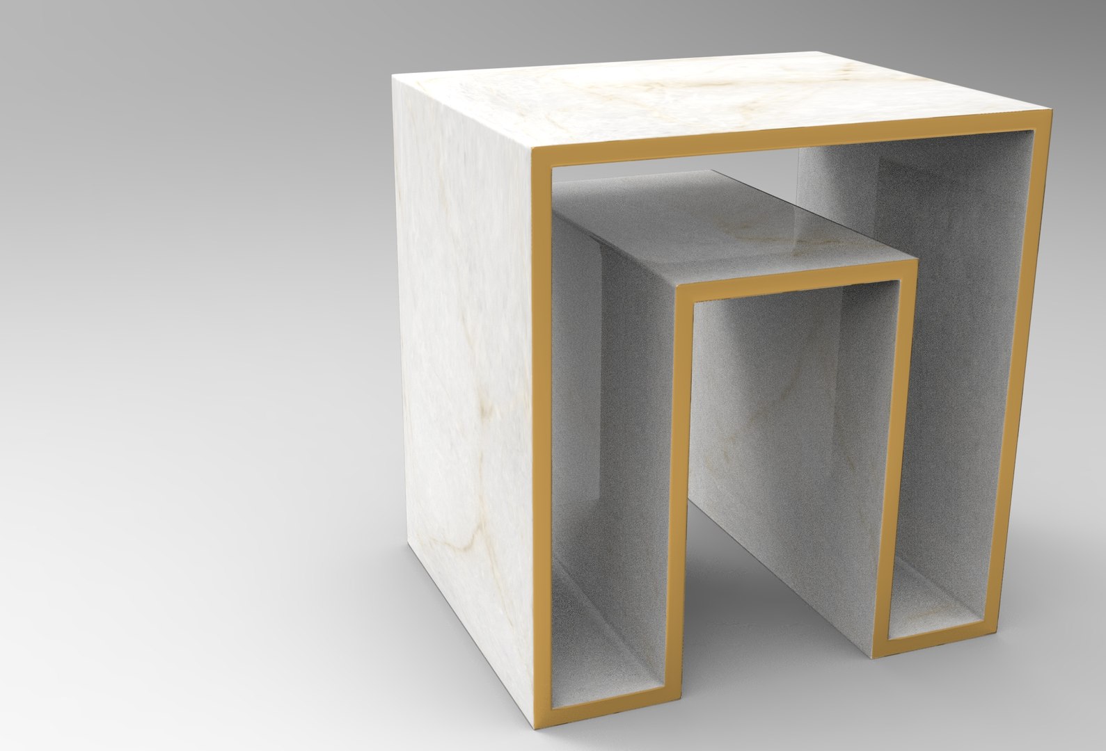 Pow Side Table 3D - TurboSquid 2294104