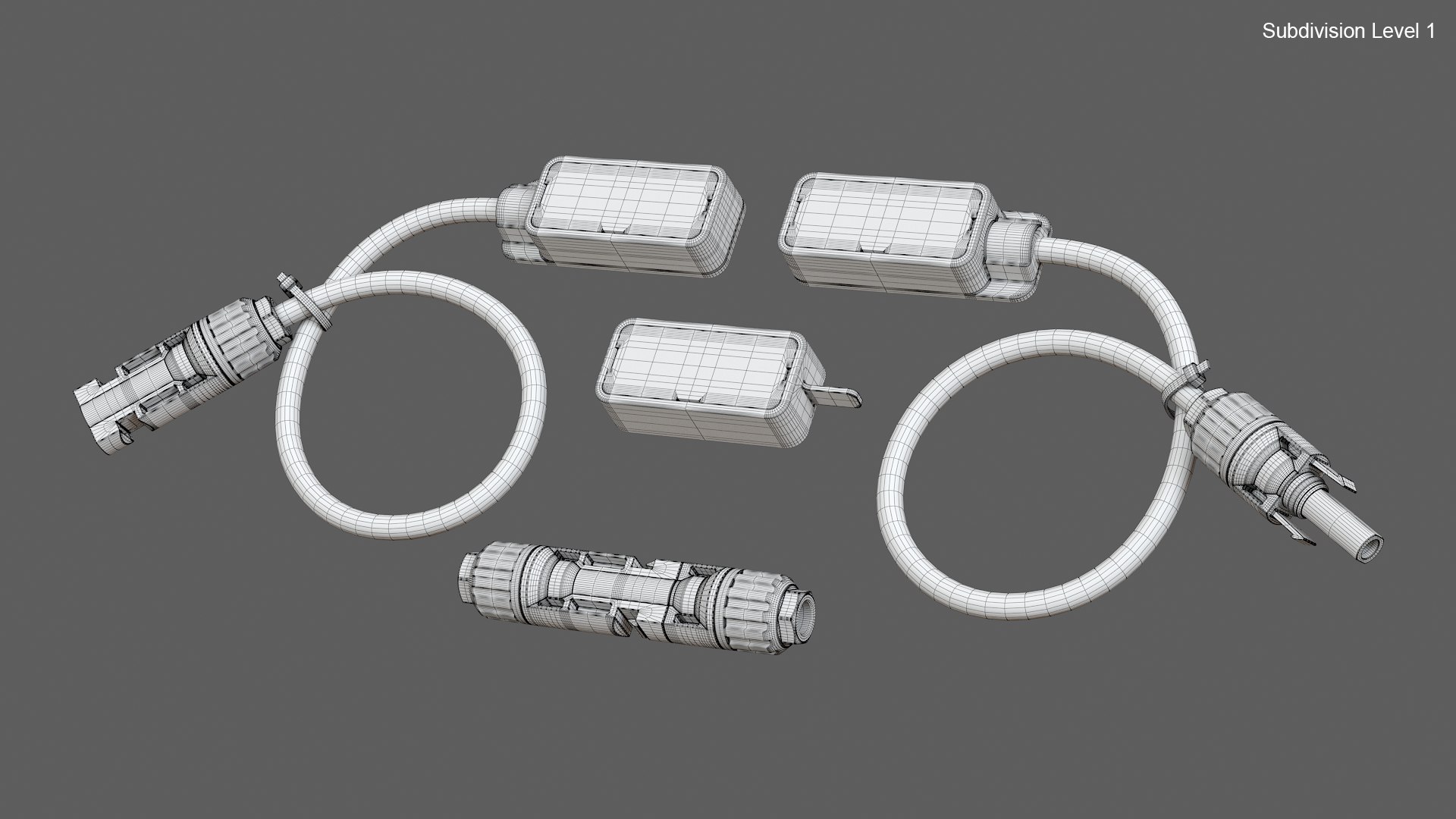 3D Half Cell Solar Panel - TurboSquid 2064126