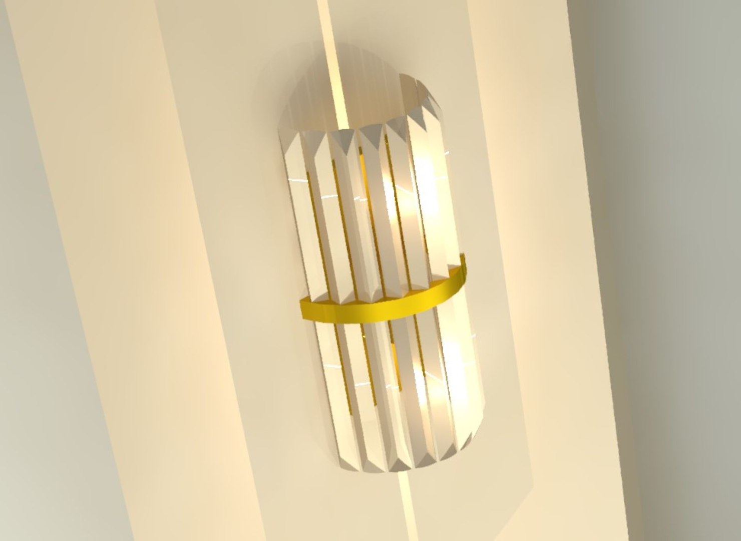 Crystal Wall Pendant 3D Model - TurboSquid 2284855