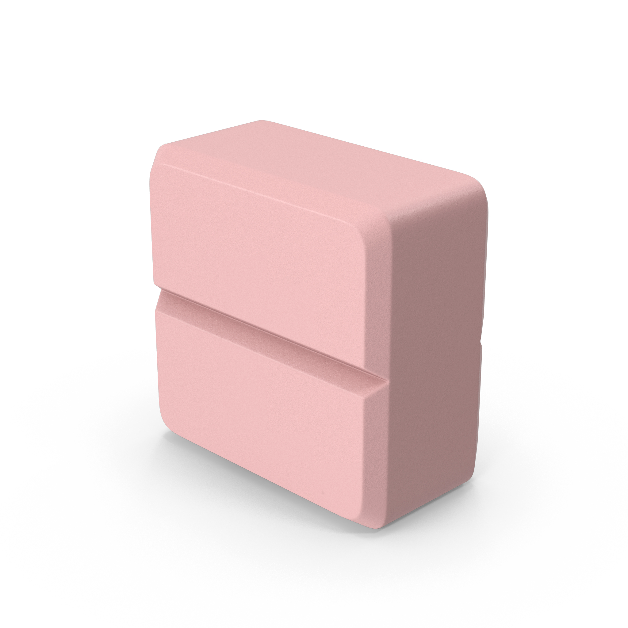 3D Pink Square Pill model - TurboSquid 1938560