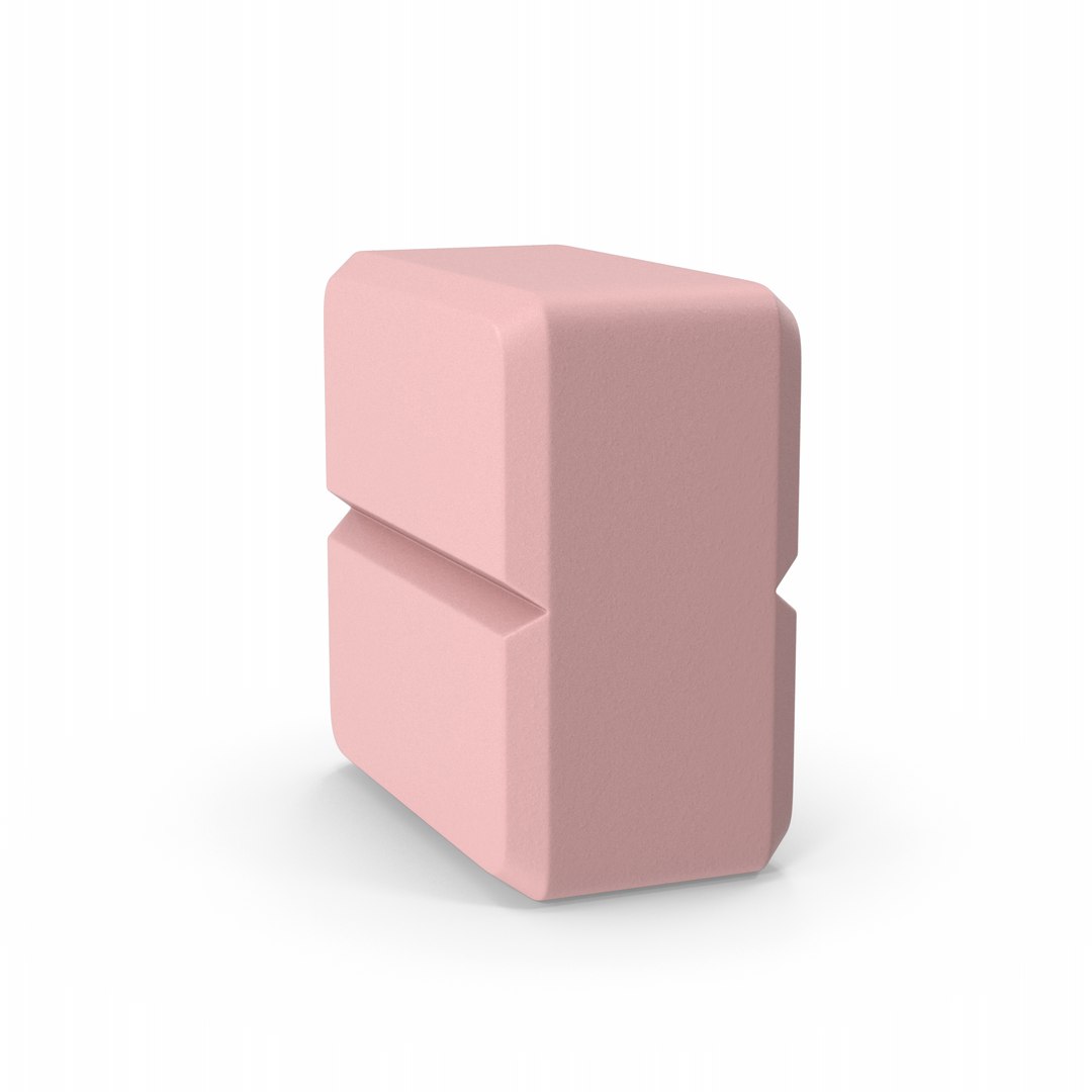3D Square Pill Model - TurboSquid 1938560