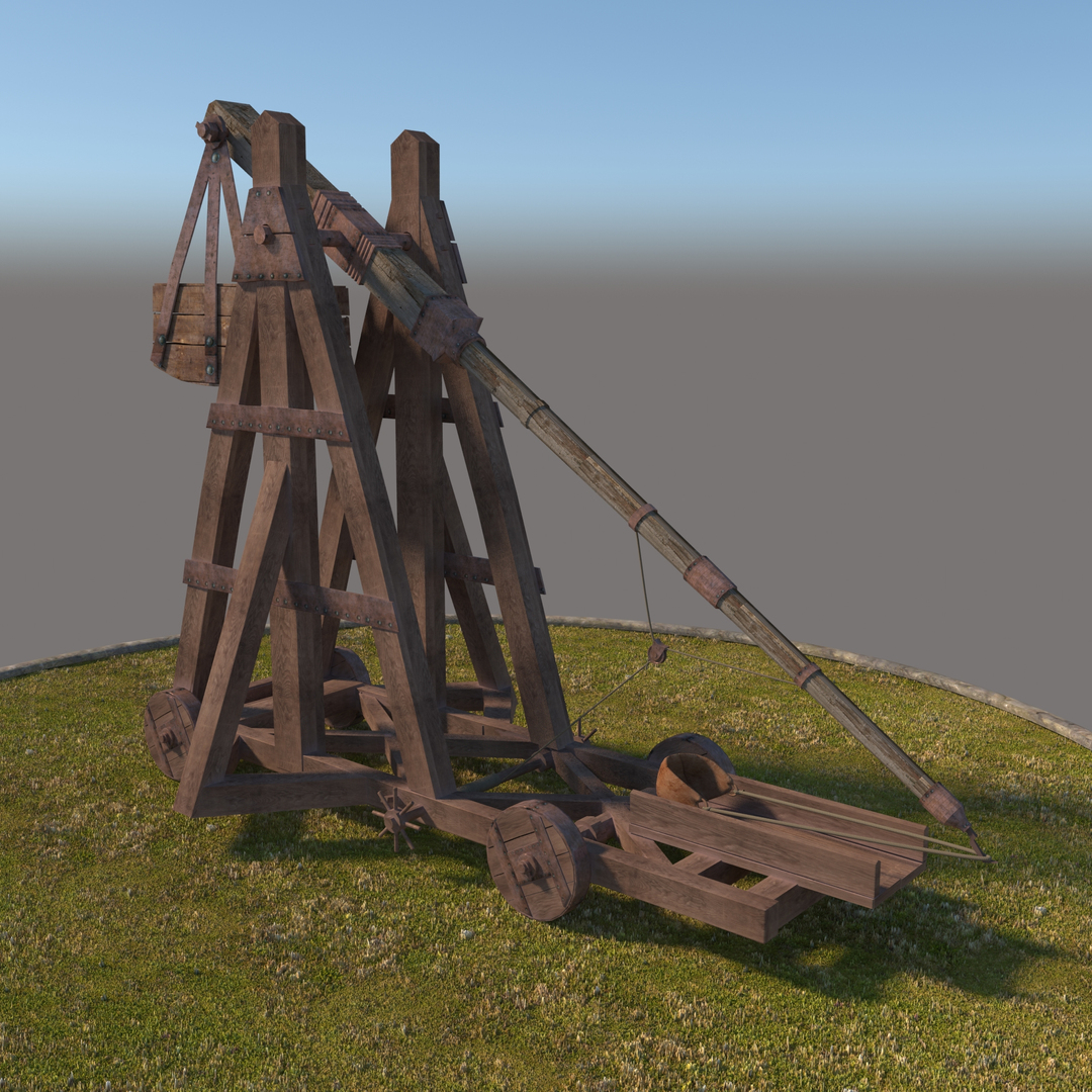 3D medieval catapult model - TurboSquid 1344898