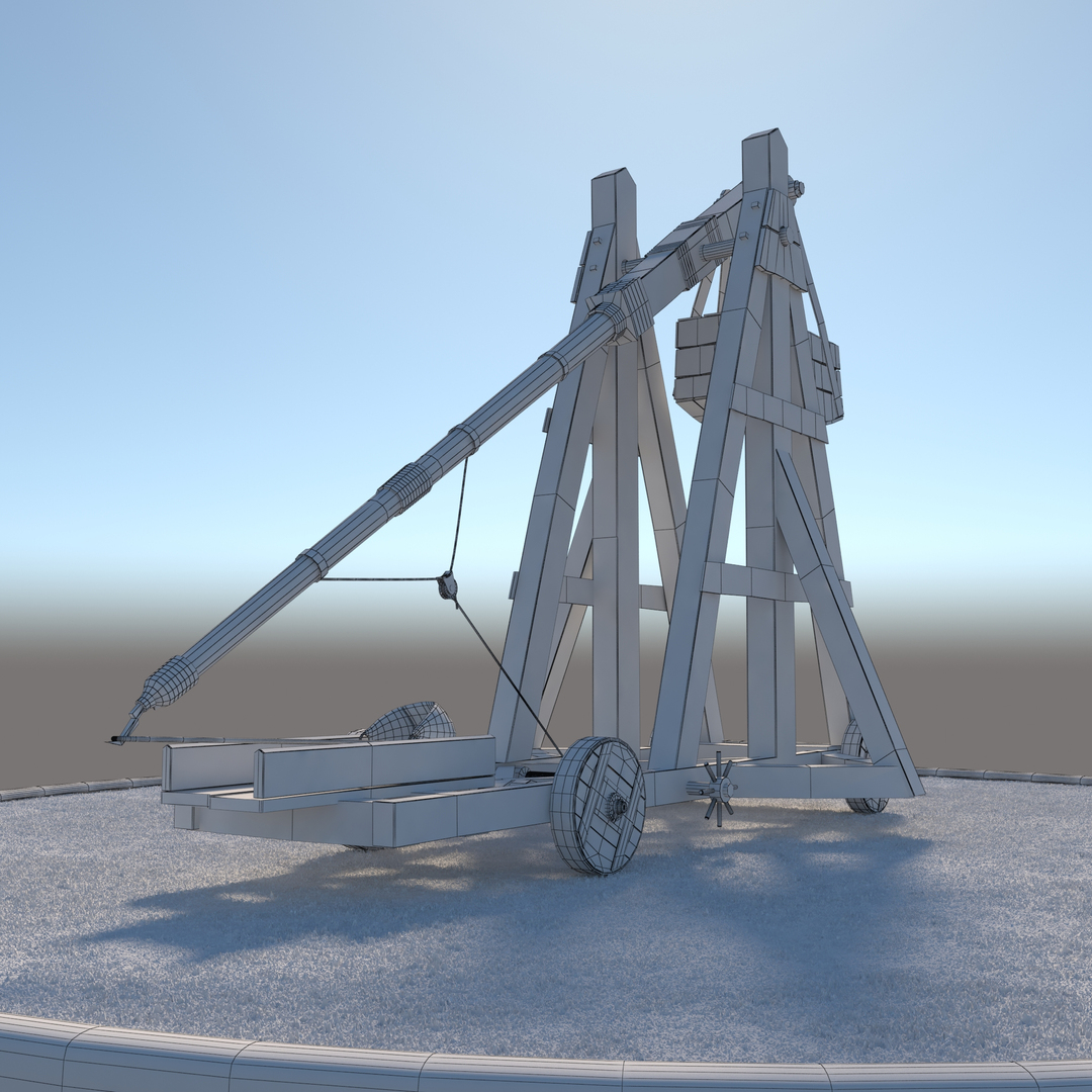 3D medieval catapult model - TurboSquid 1344898
