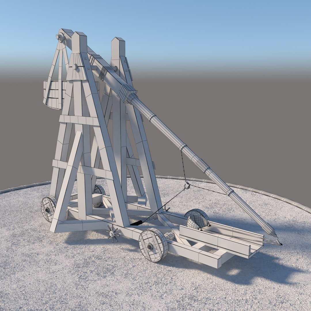 3D Medieval Catapult Model - TurboSquid 1344898