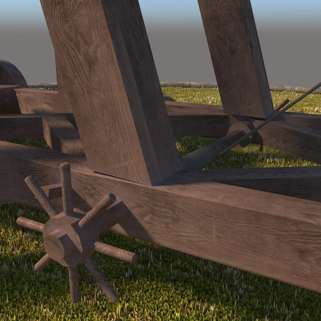 3D Medieval Catapult Model - TurboSquid 1344898