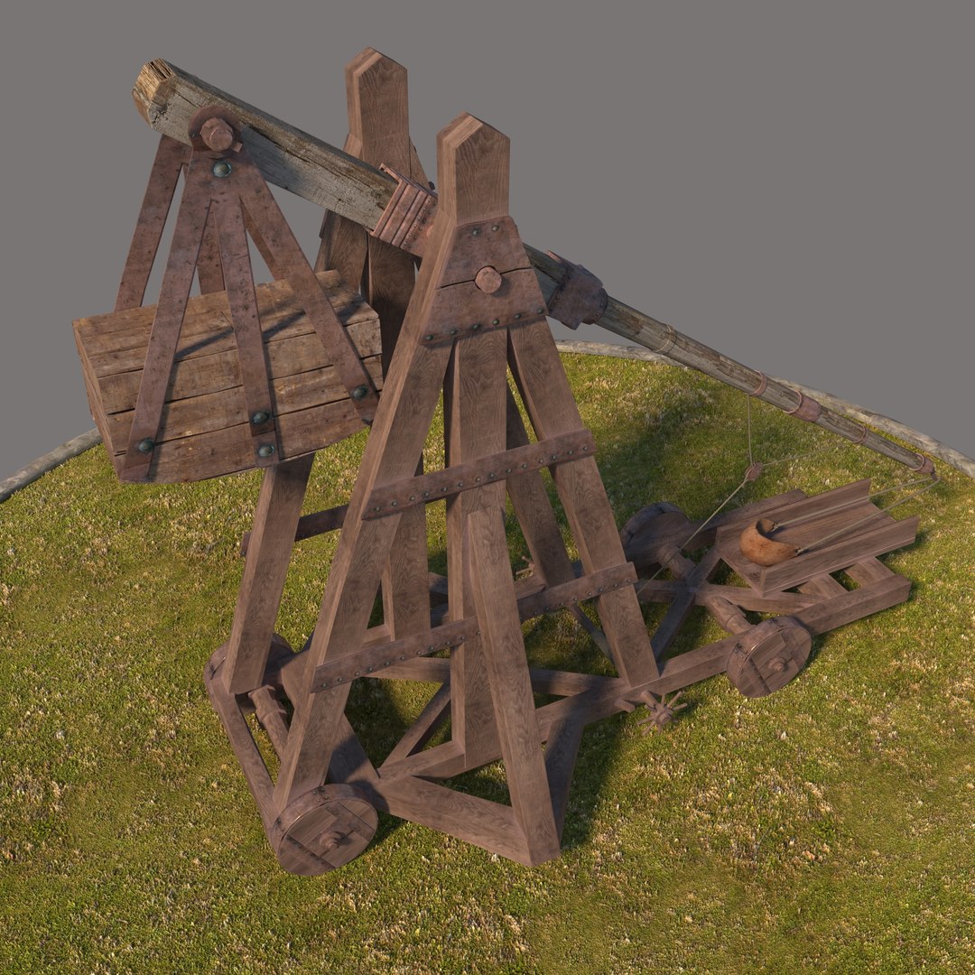 3D Medieval Catapult Model - TurboSquid 1344898