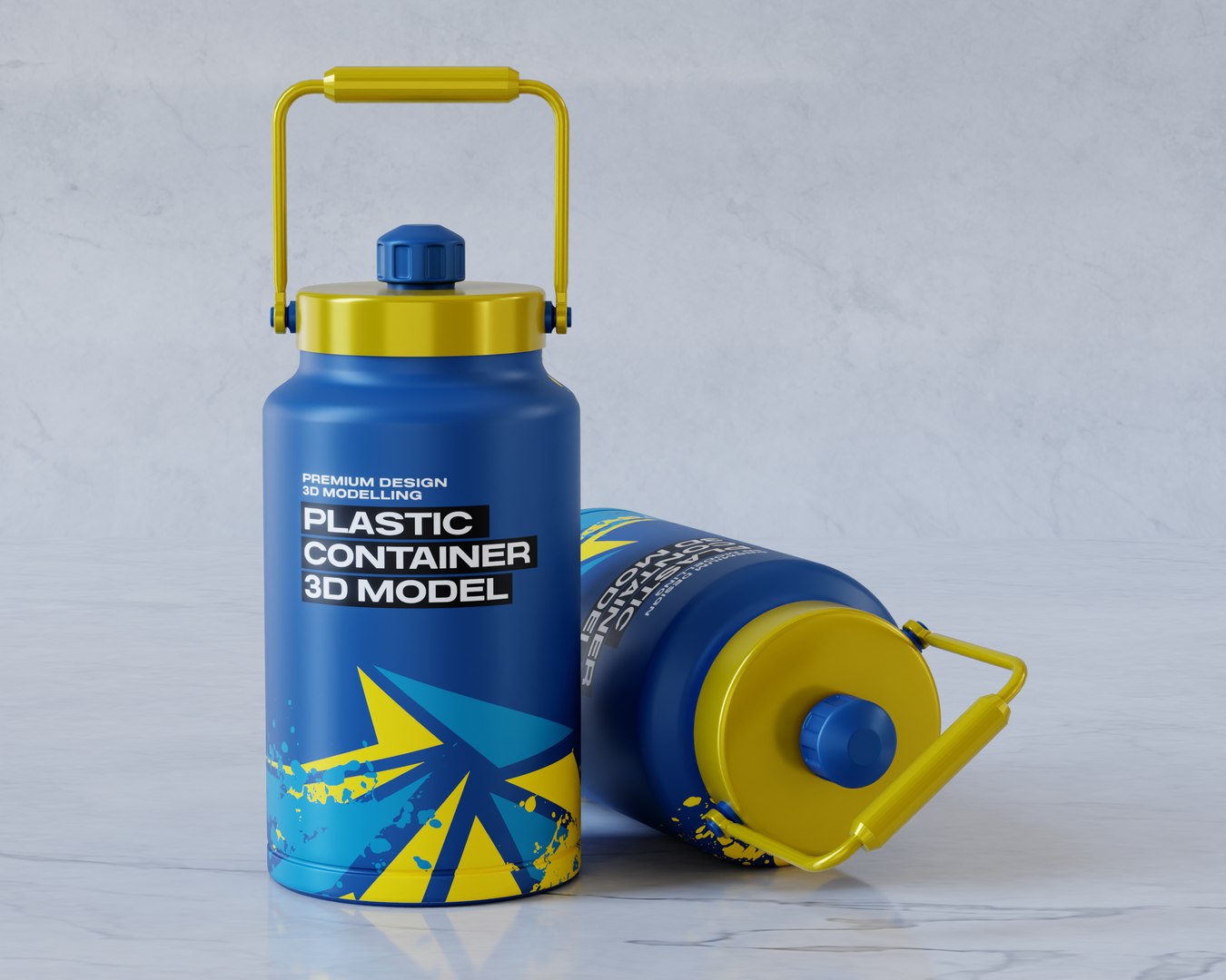 Plastic Container Packaging 3D Model - TurboSquid 2333301