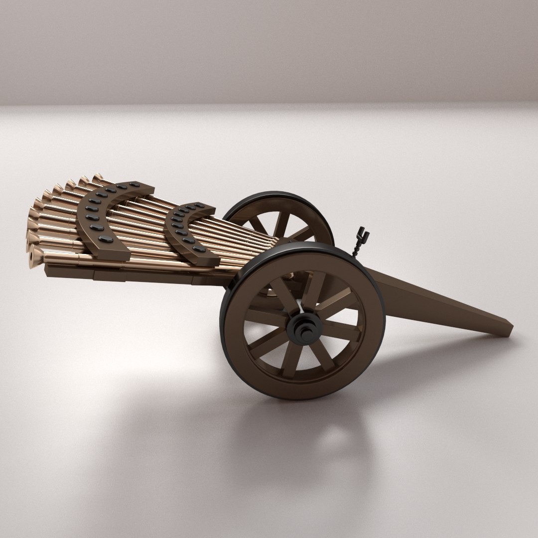3d Da Vinci Machine Gun