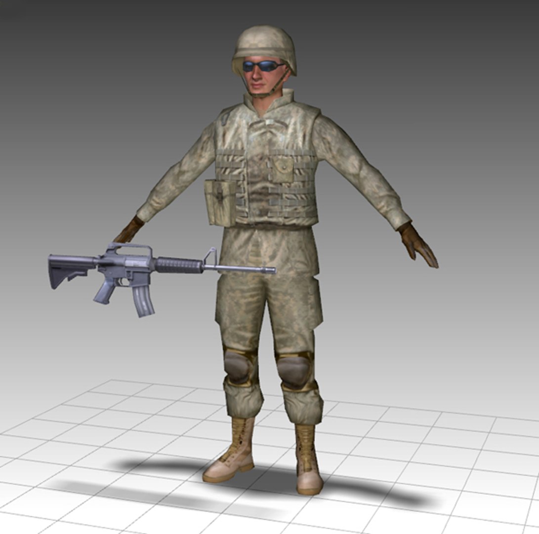 Soldier Military 3d Max