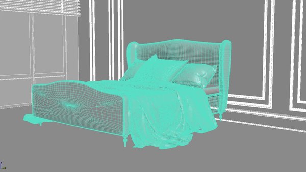 3D Bed Design model - TurboSquid 1736592