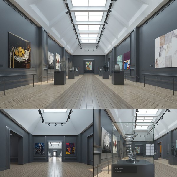 3D Modern Shopping Mall Interior model - TurboSquid 2038467