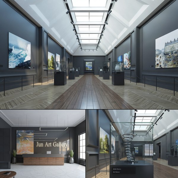 Museum Interior 3D Models for Download | TurboSquid