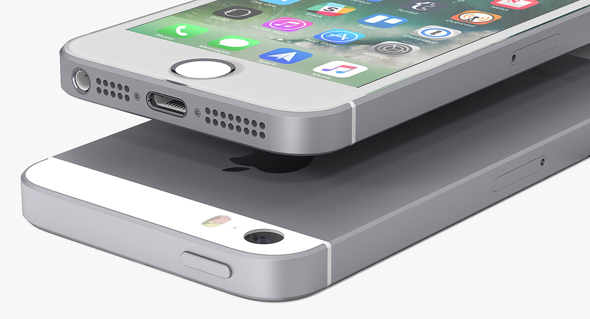 3D Iphone Se Gray - TurboSquid 1201831