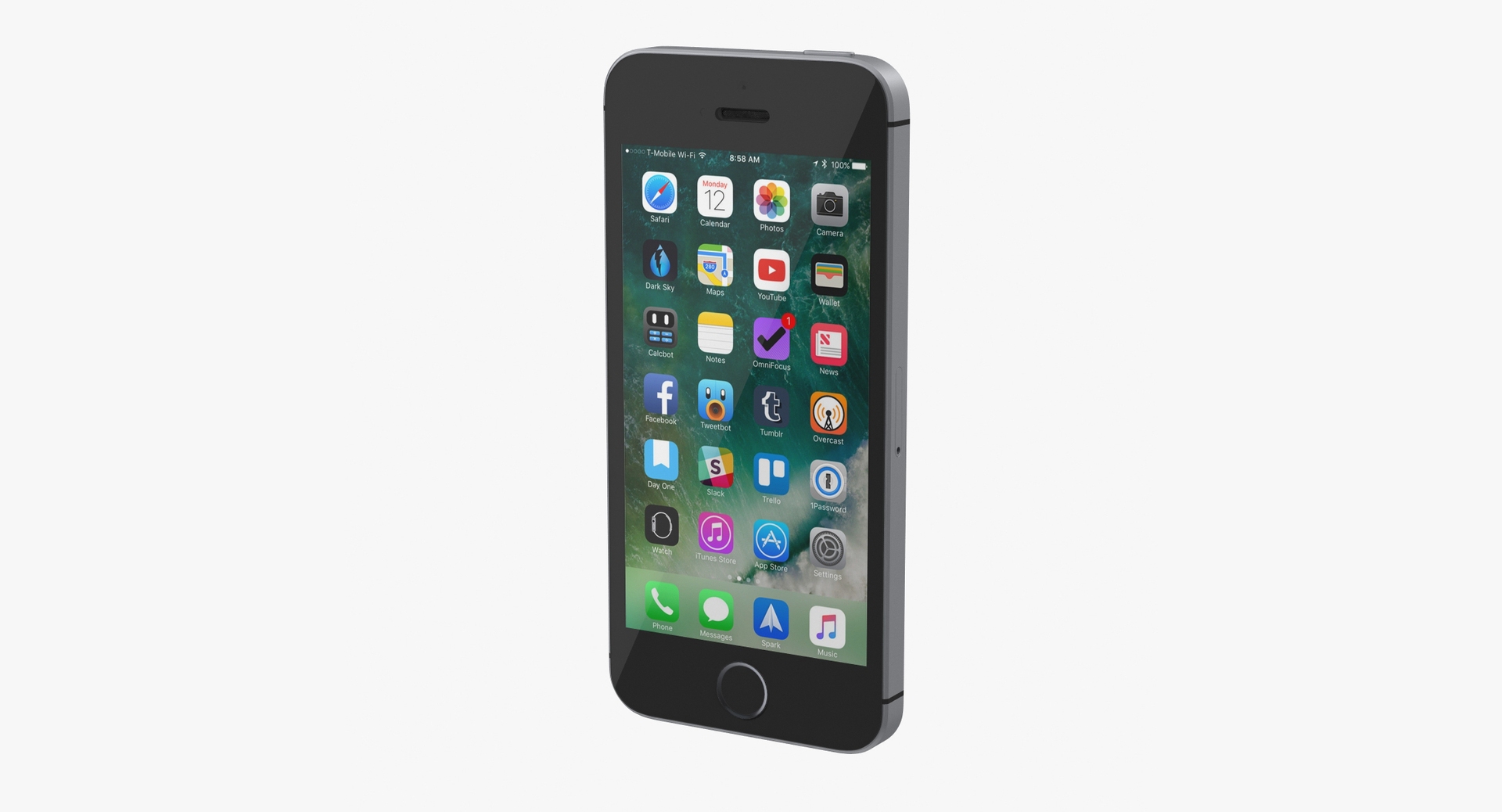 3D Iphone Se Gray - TurboSquid 1201831