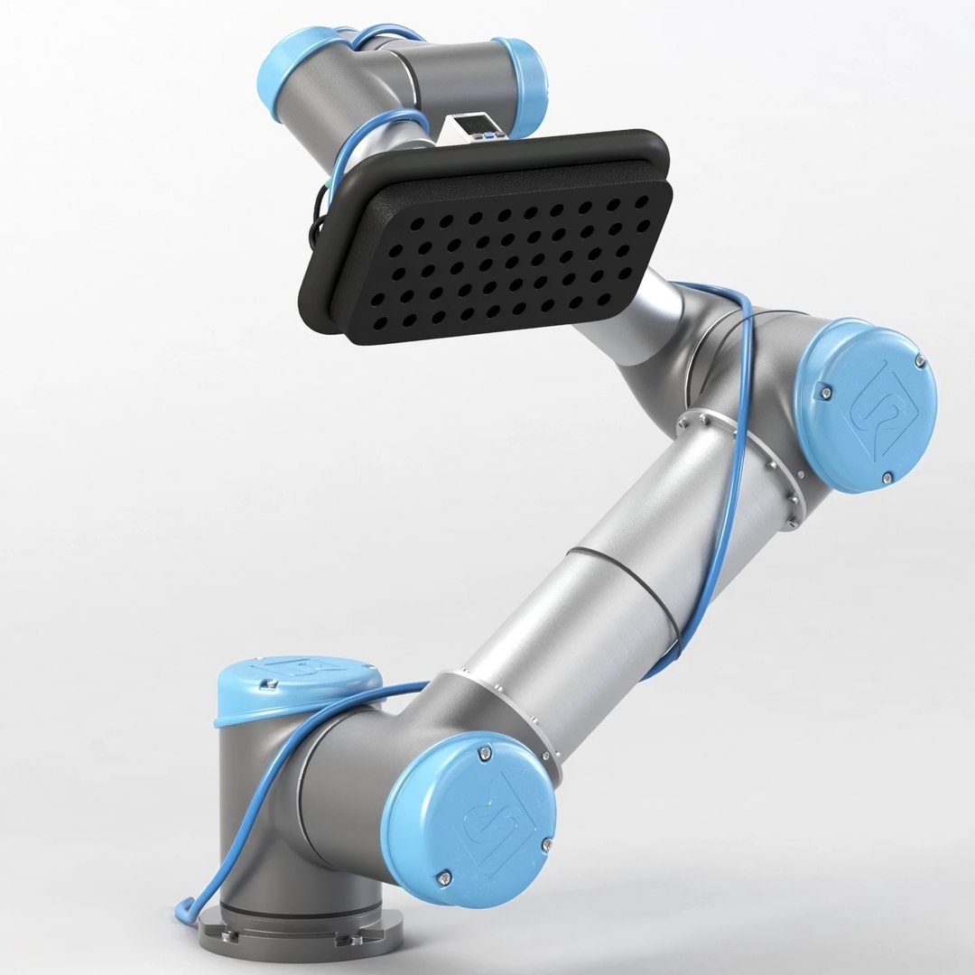 modelo 3d UR5 with Coval CVGC Carbon Vacuum Gripper - TurboSquid 2021120