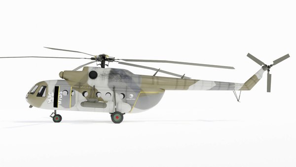mi-17 helicopter 3d 3ds