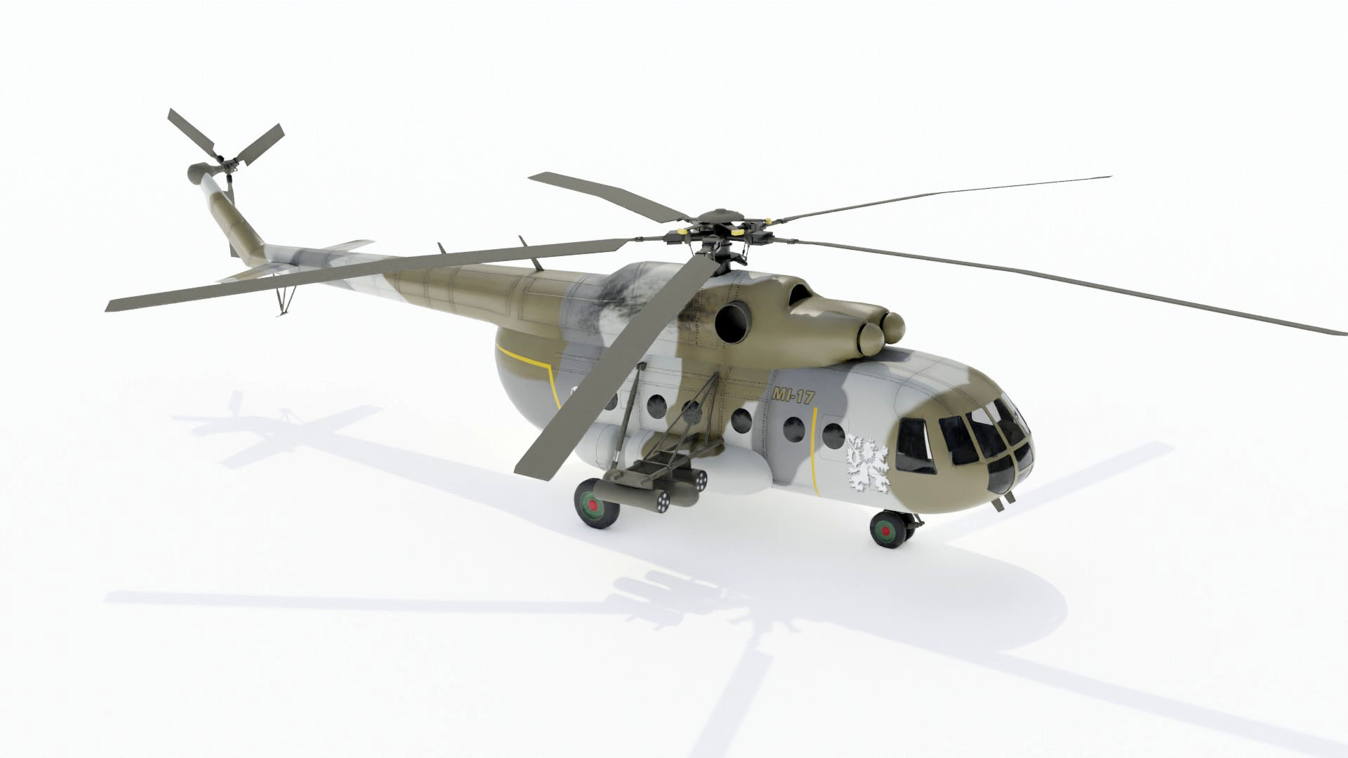 Mi-17 Helicopter 3d 3ds