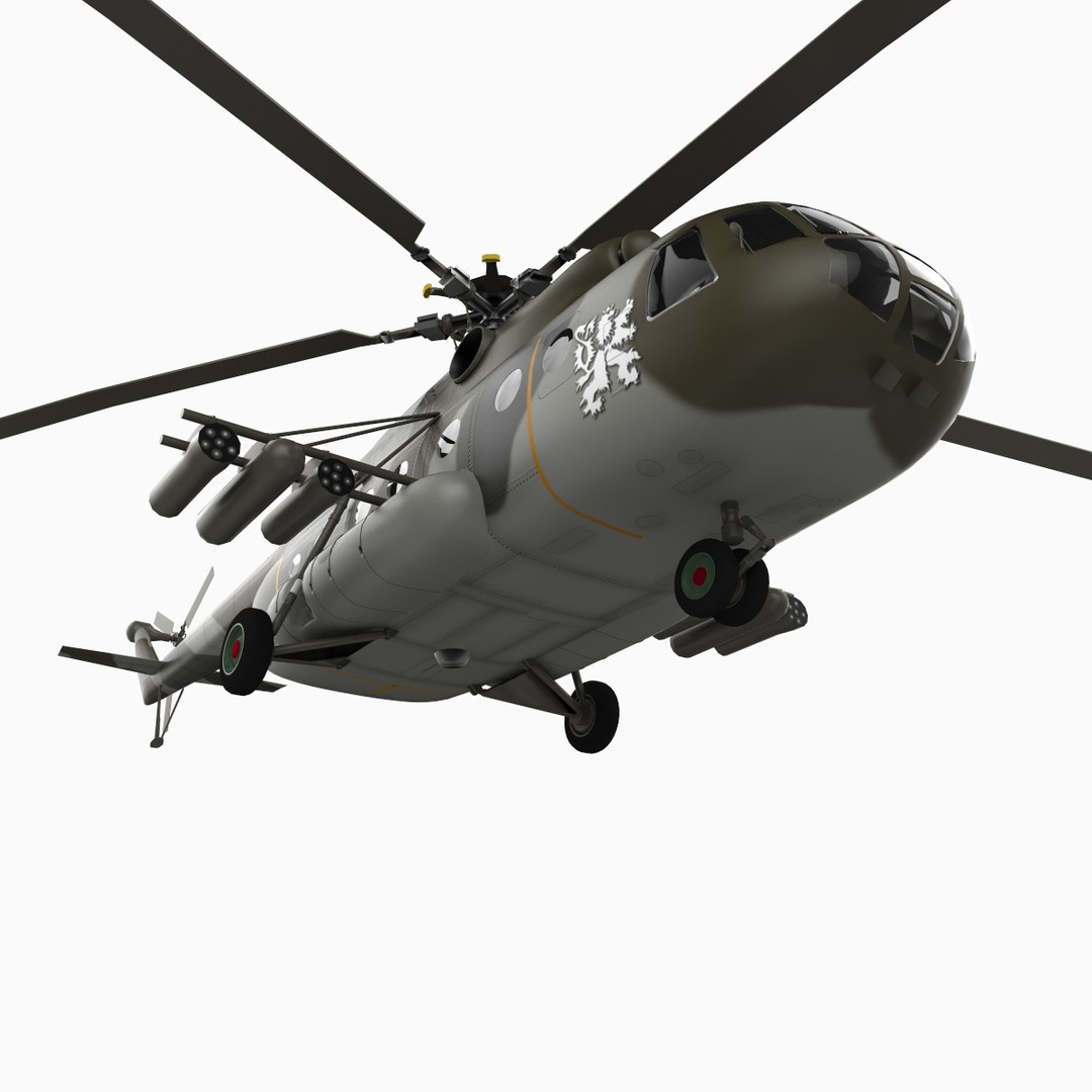 Mi-17 Helicopter 3d 3ds