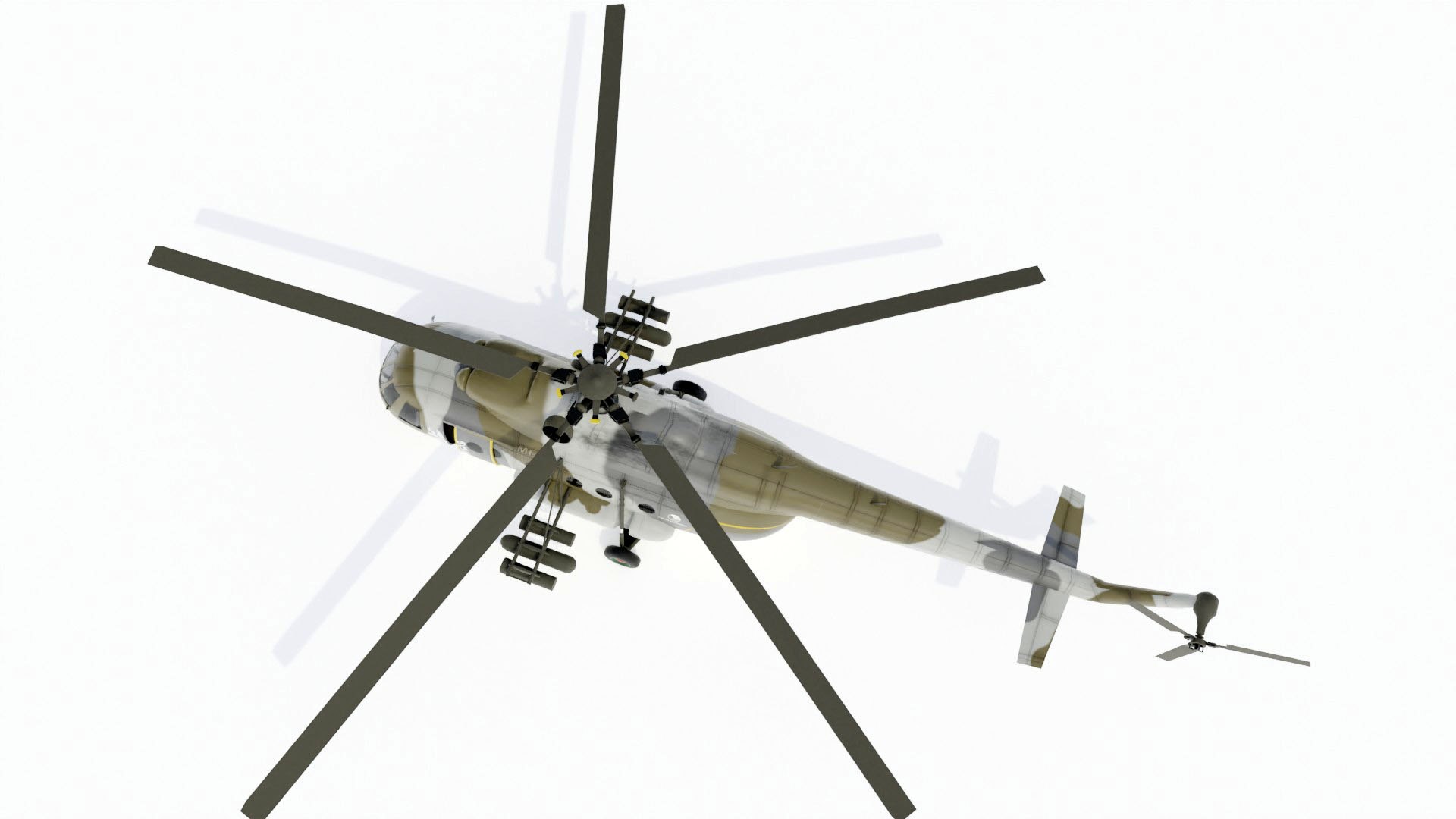 Mi-17 Helicopter 3d 3ds