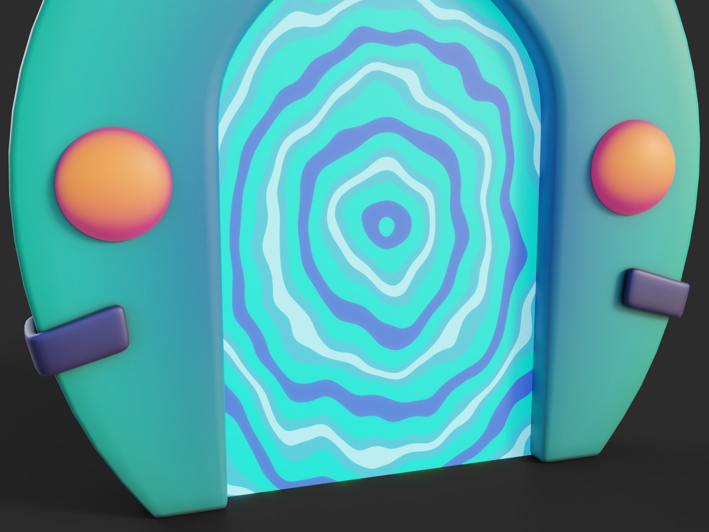 3D Cartoon Portal 6 - TurboSquid 2064792