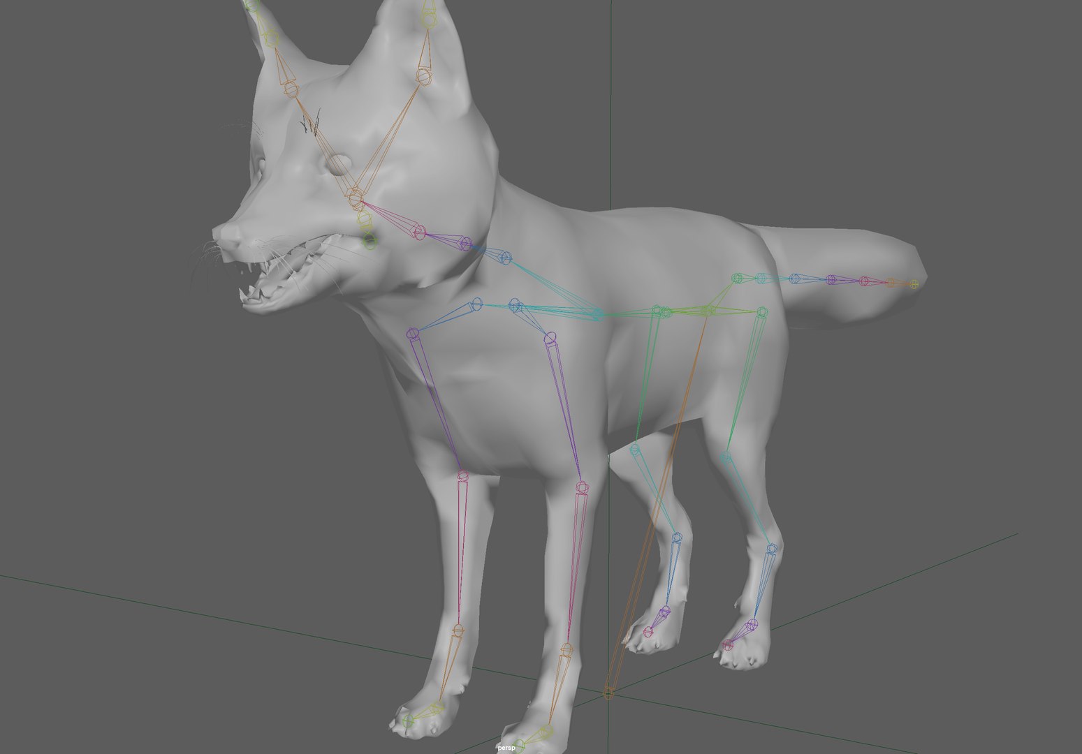 Fox Rigged 3D model - TurboSquid 1911560