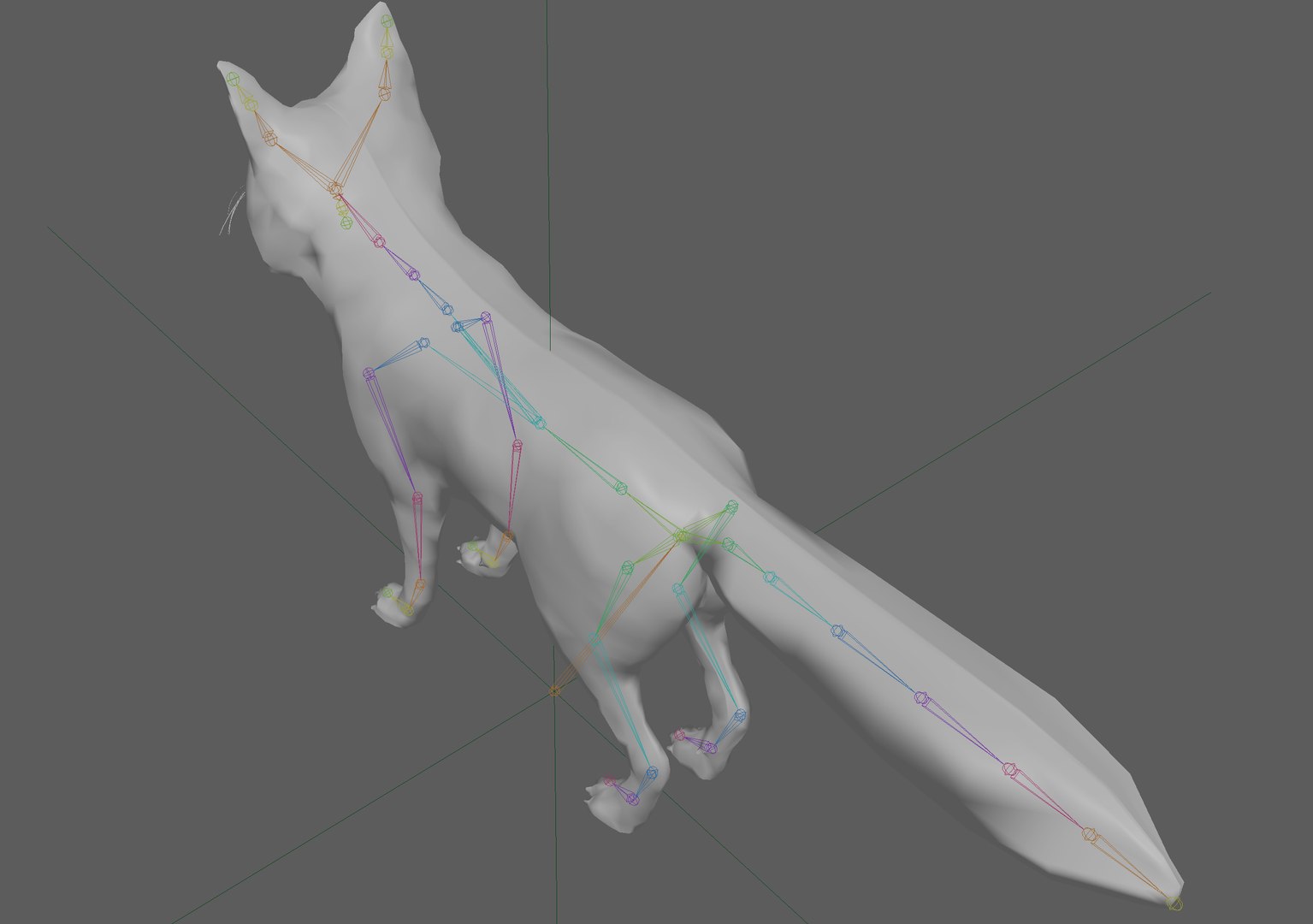 Fox Rigged 3D model - TurboSquid 1911560