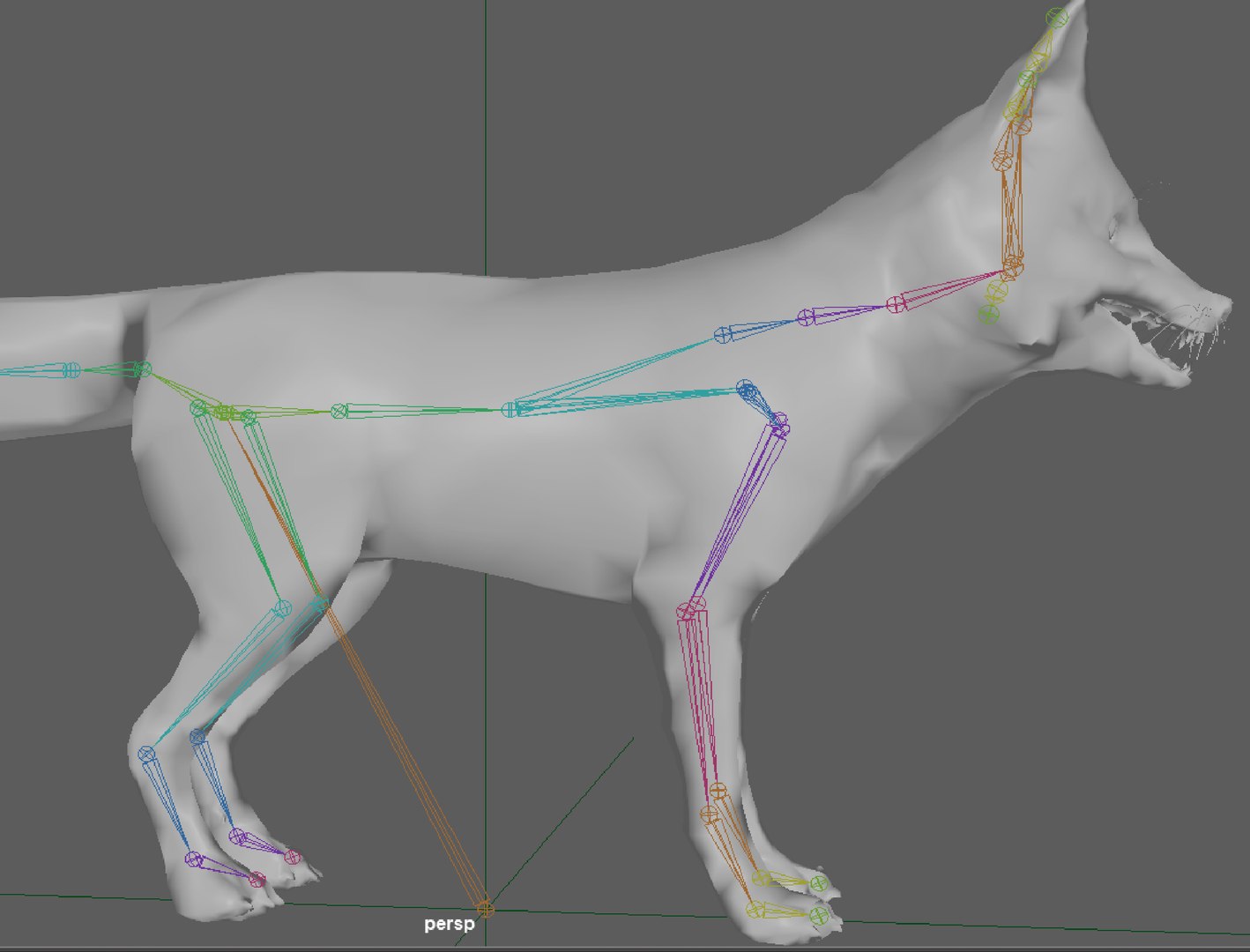 Fox Rigged 3D model - TurboSquid 1911560