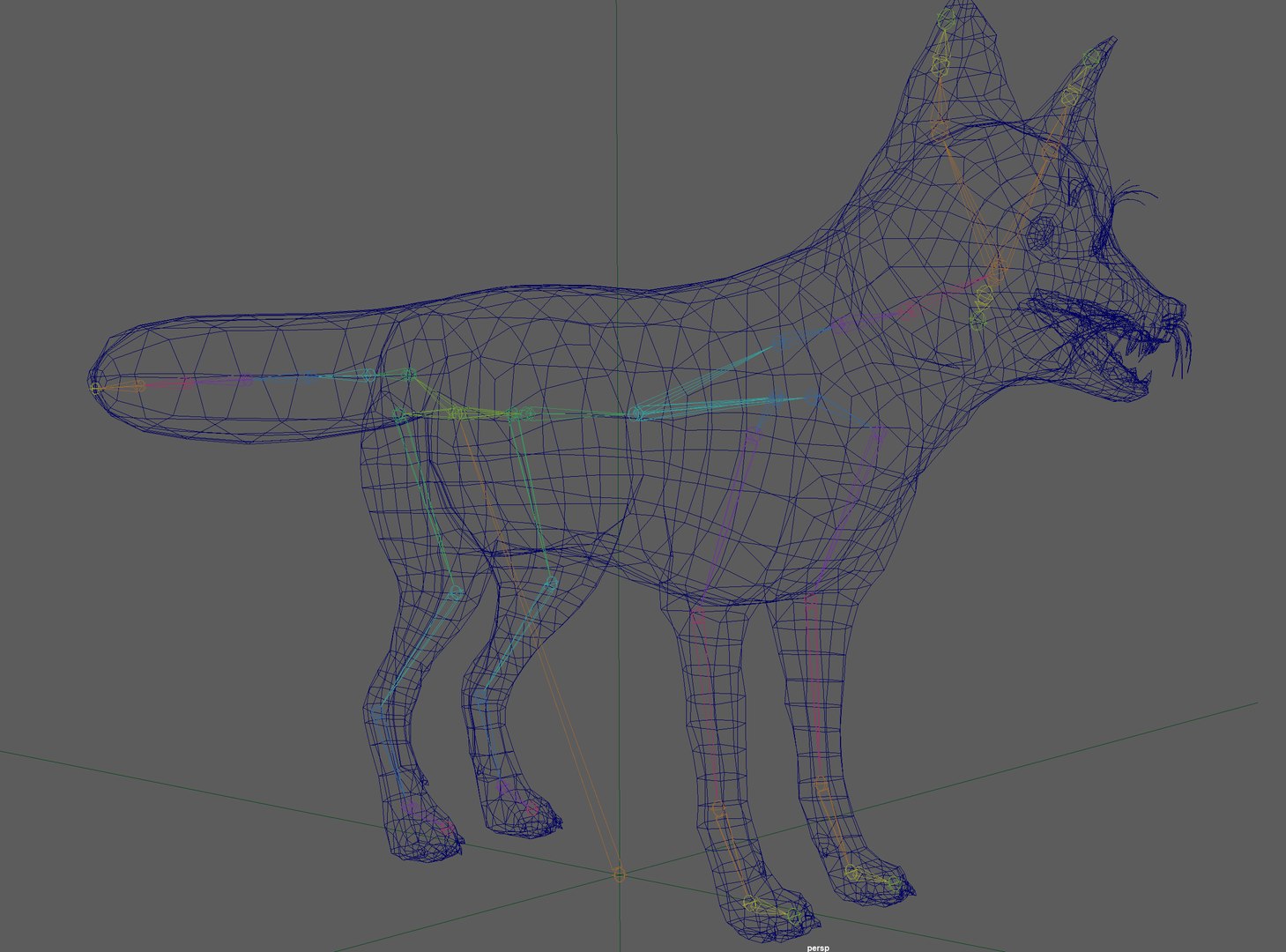 Fox Rigged 3D model - TurboSquid 1911560