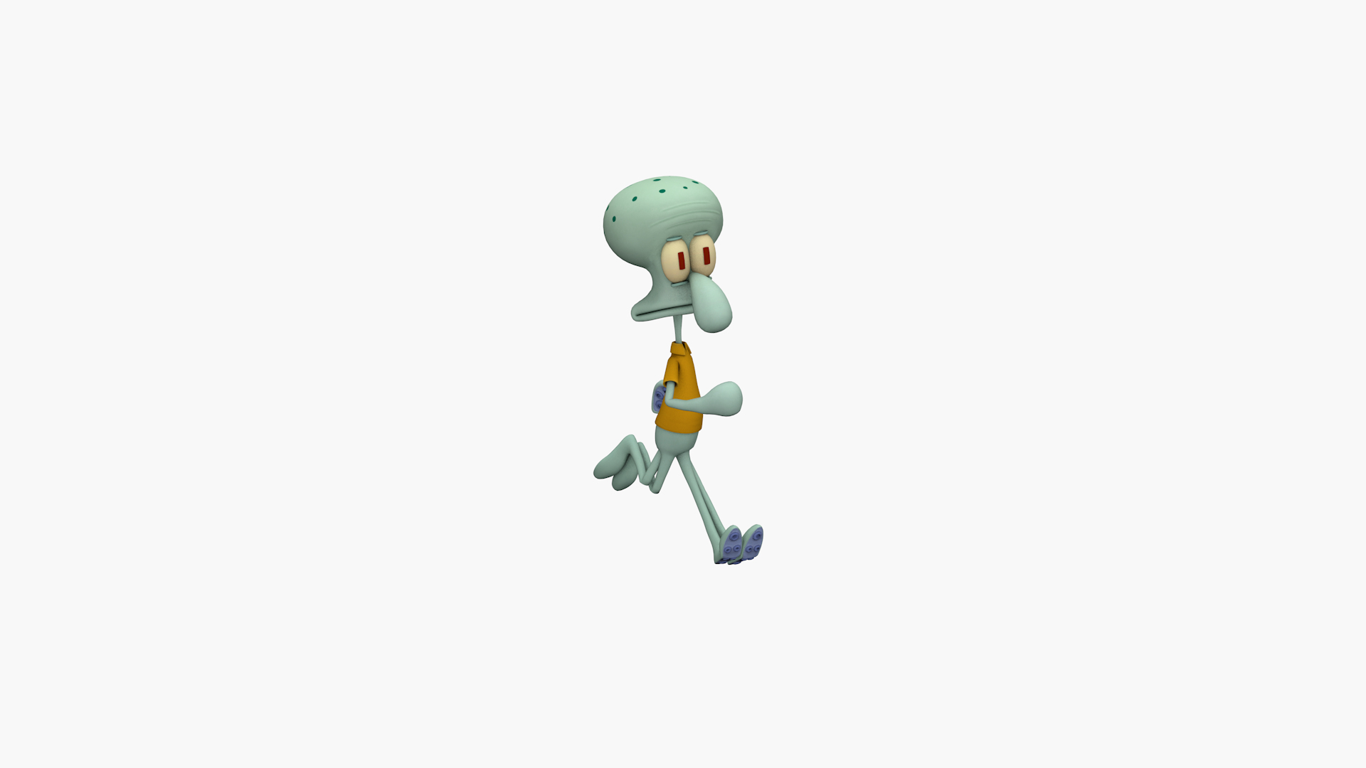 3D Squidward Tentacles - TurboSquid 2362402