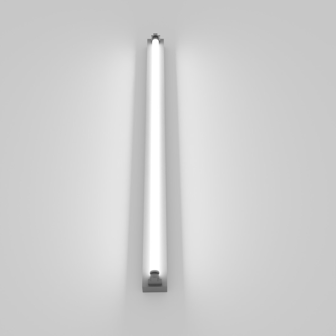 3D Model Low Poly Fluorescent Lamps - TurboSquid 2122869