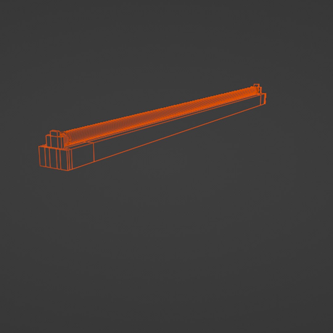 3D Model Low Poly Fluorescent Lamps - TurboSquid 2122869