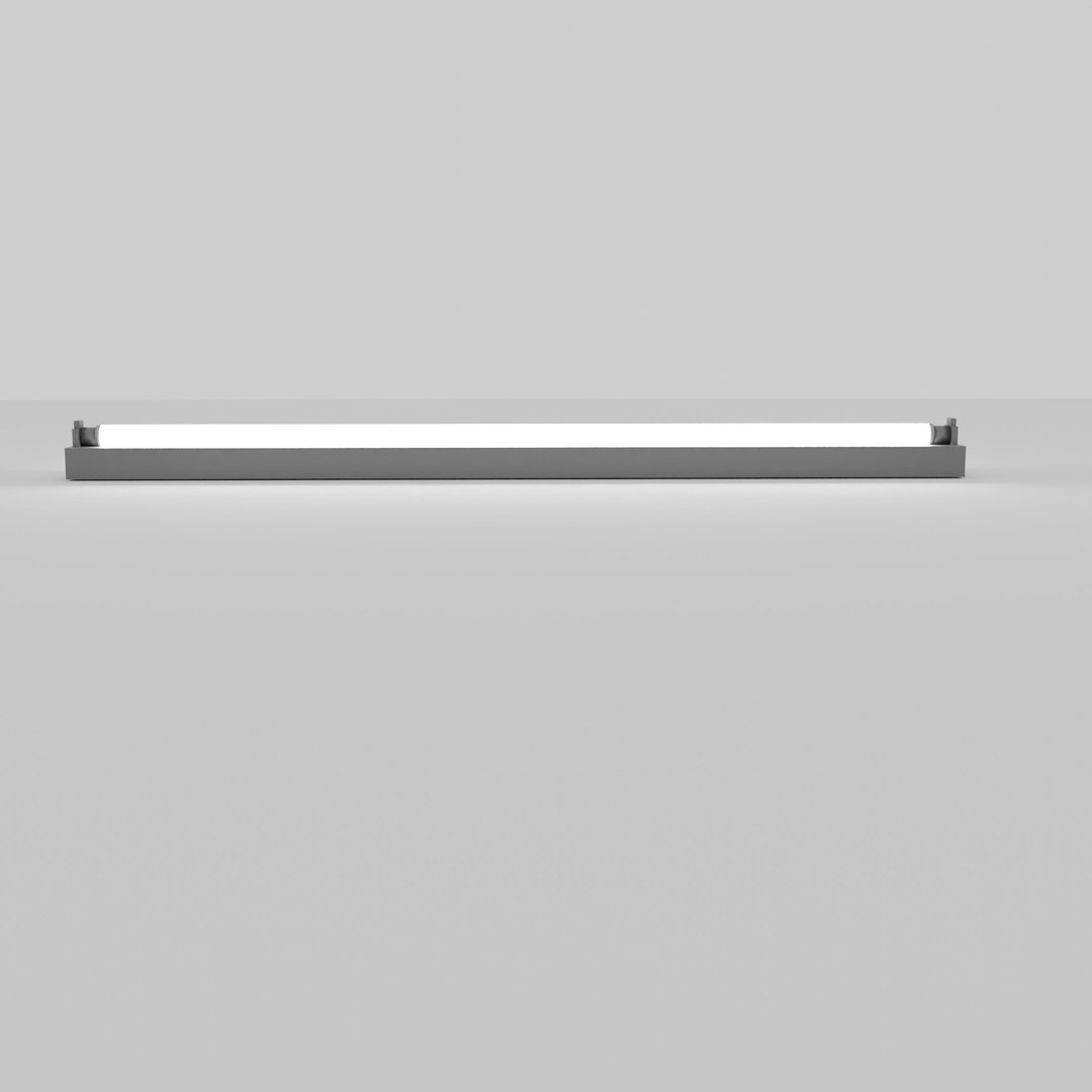 3D Model Low Poly Fluorescent Lamps - TurboSquid 2122869