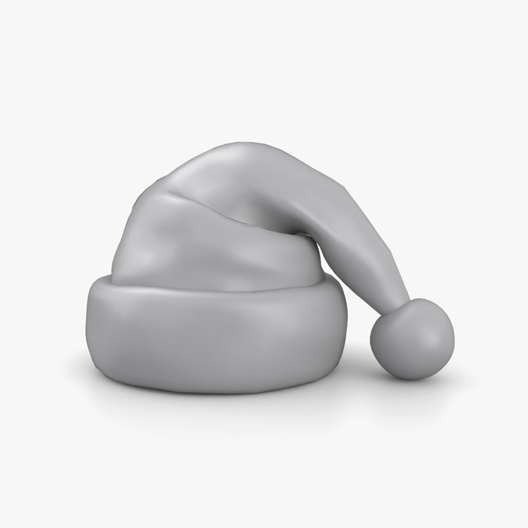 3D Model Santa Claus Hat - TurboSquid 1844682