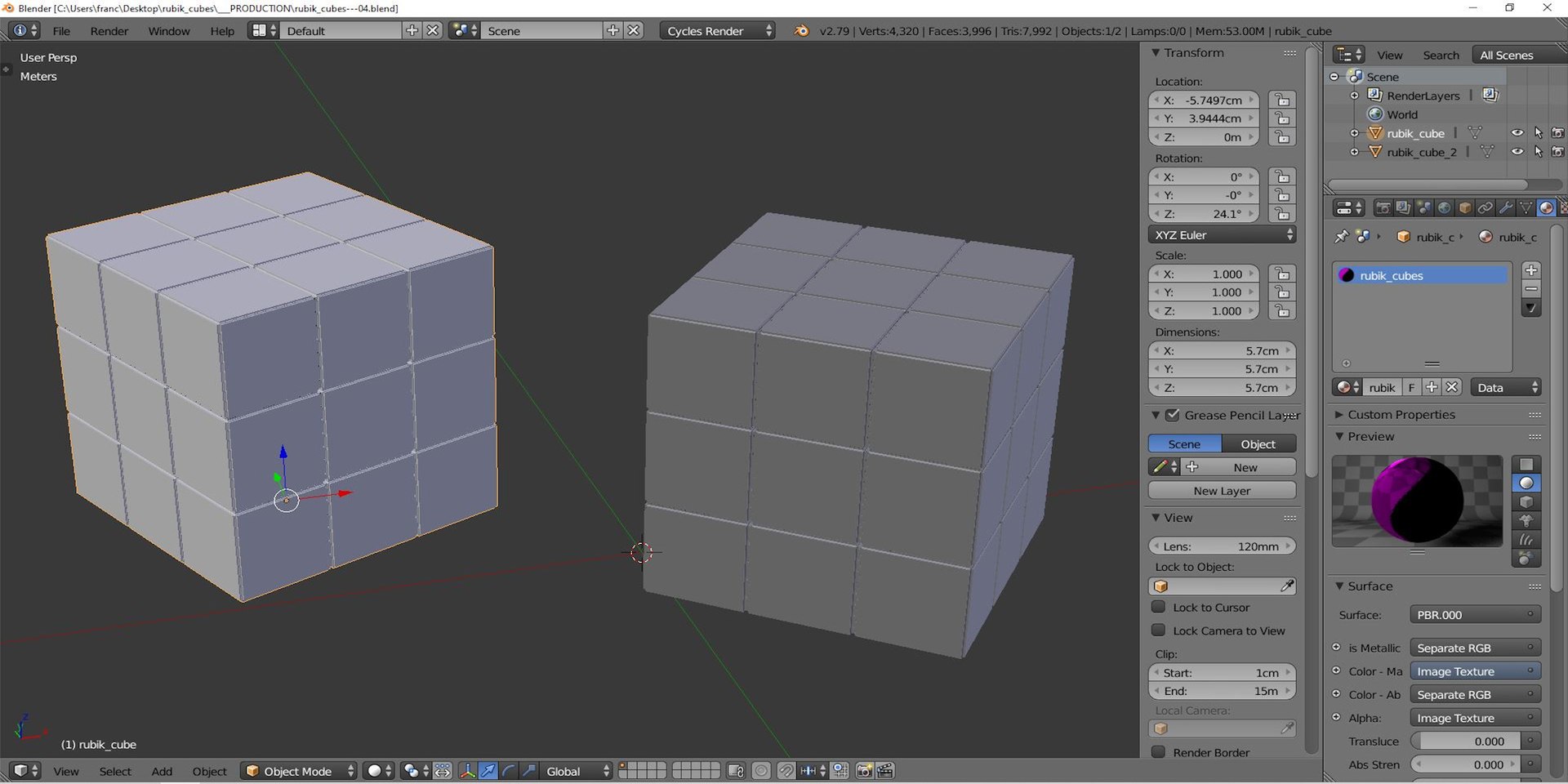 3D Rubik Cubes - TurboSquid 2112050