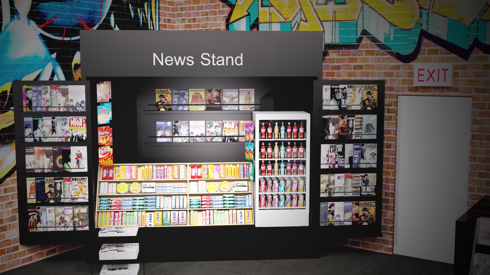 News Stand Store Model