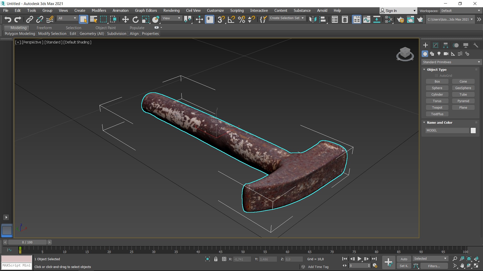 3D Iron Rust Hammer Scan Model - TurboSquid 2077672