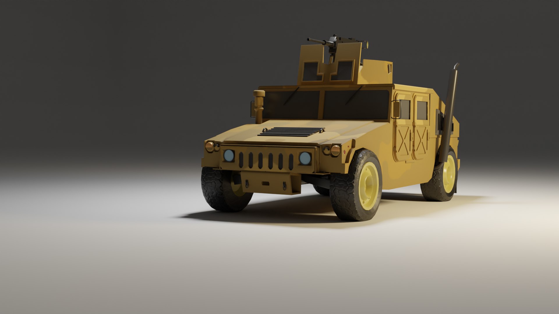 3D Humvee Desert Storm 3D Model Model - TurboSquid 1886900