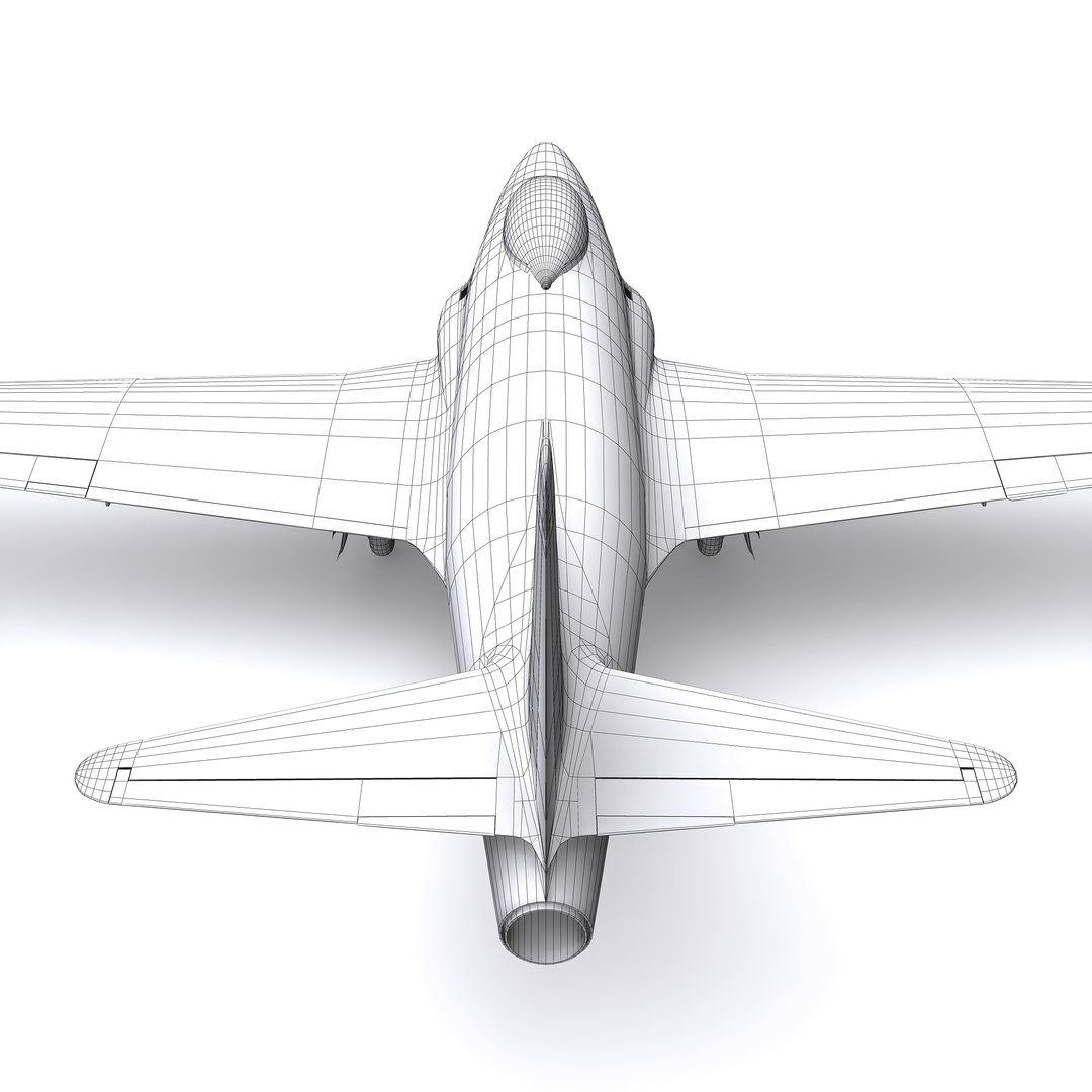 3D model lockheed shooting star f-80 - TurboSquid 1357779