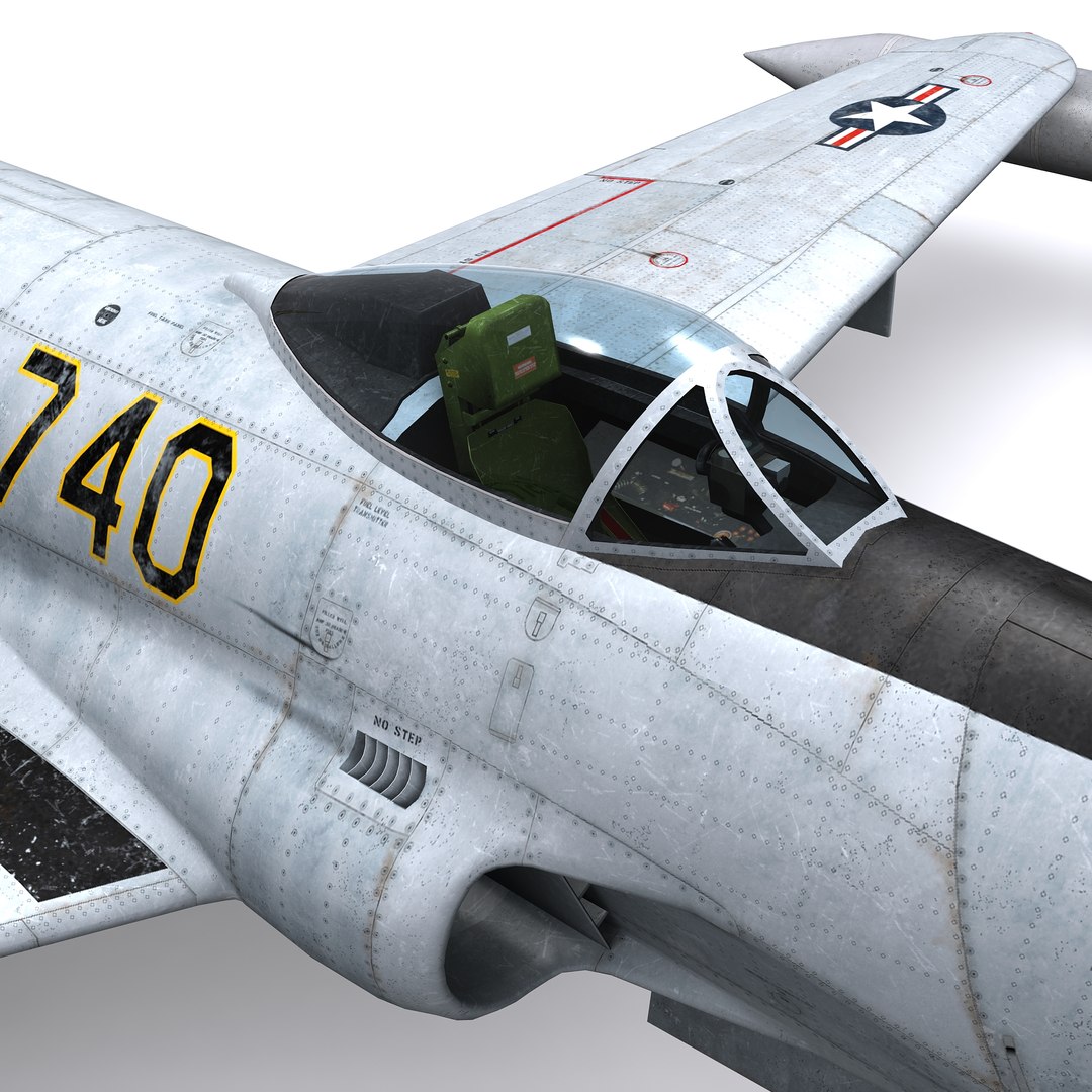 3D model lockheed shooting star f-80 - TurboSquid 1357779