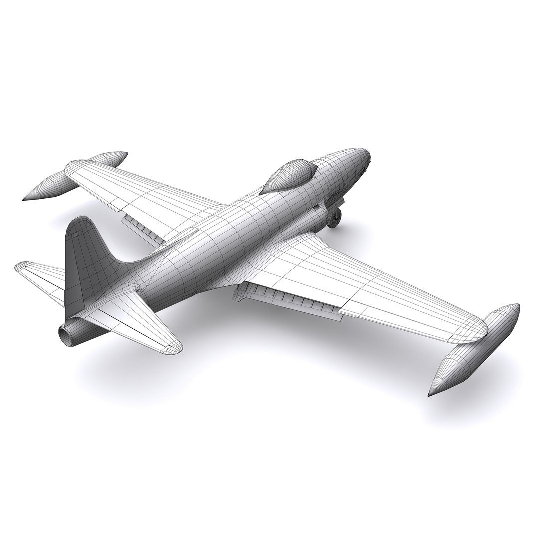 3D model lockheed shooting star f-80 - TurboSquid 1357779