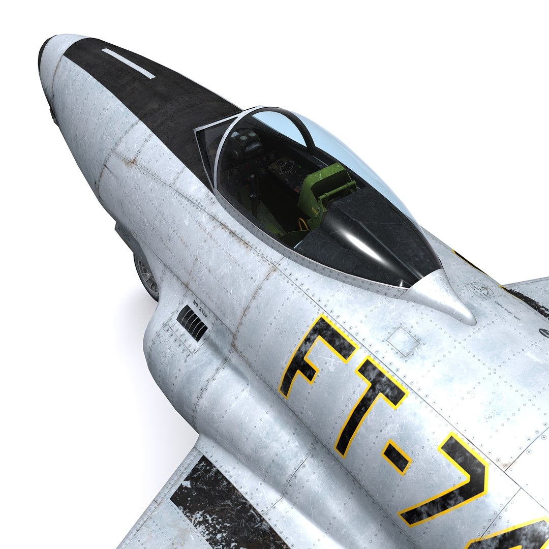 3D model lockheed shooting star f-80 - TurboSquid 1357779