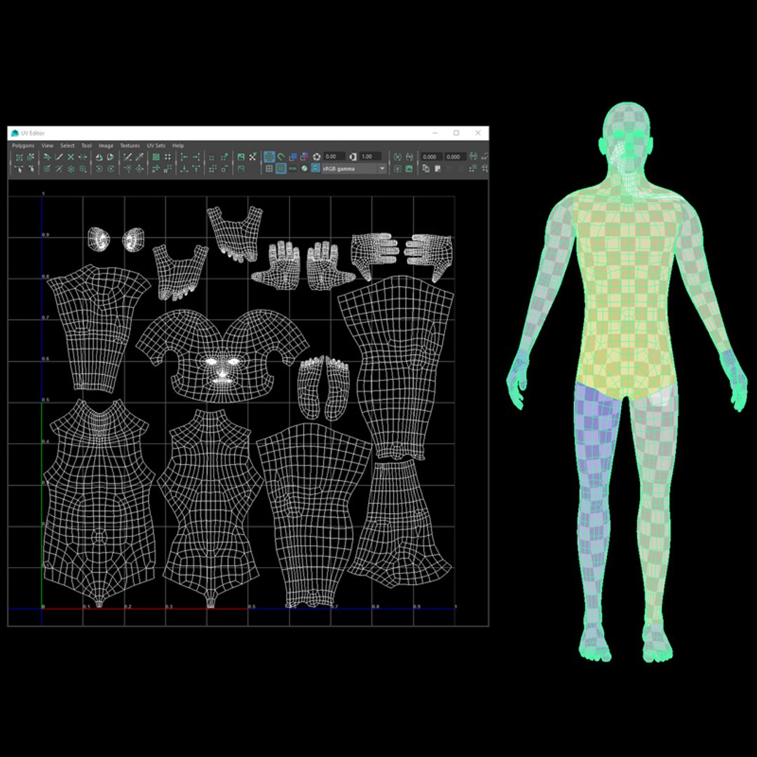 3D model gender neutral rigged human - TurboSquid 1272074